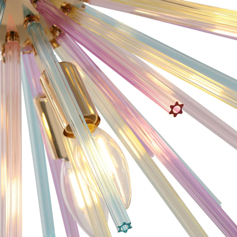 12-Light Dimmable Rainbow Starburst Sputnik Chandelier | Thehouselights ...