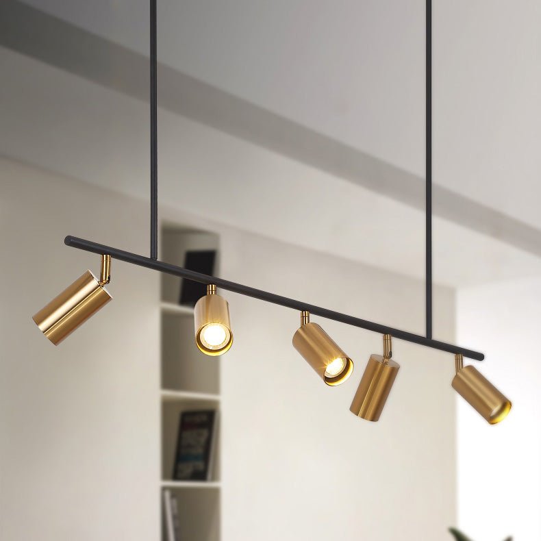 5-Light Kitchen Linear Track Lighting Chandelier |Kitchen Island Light ...