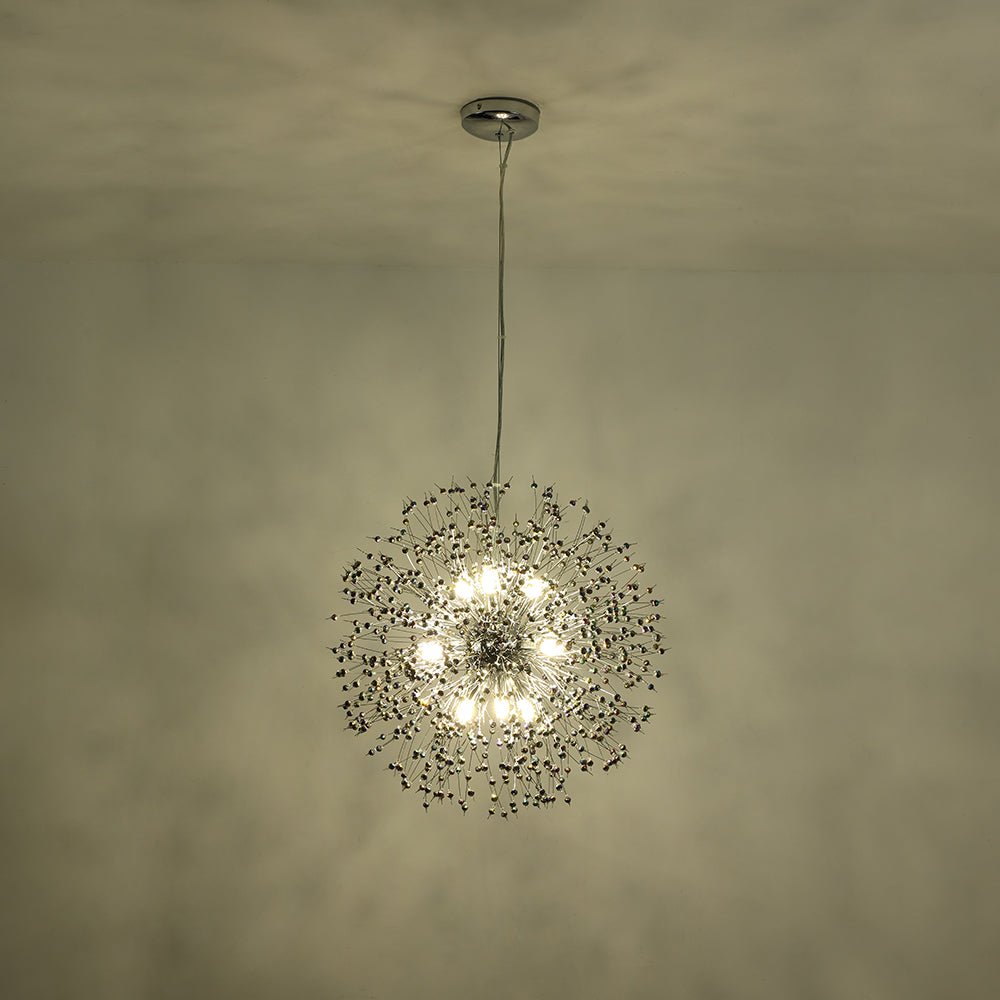 Dandelion Sputnik Colorful Chandelier with Iridescent Beads ...