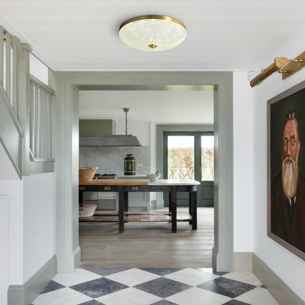 LED Bowl Flush Mount Ceiling Light | Ceiling light for low ceilings ...