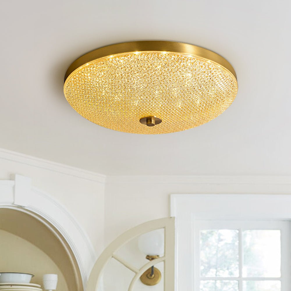 LED Bowl Flush Mount Ceiling Light | Ceiling light for low ceilings ...