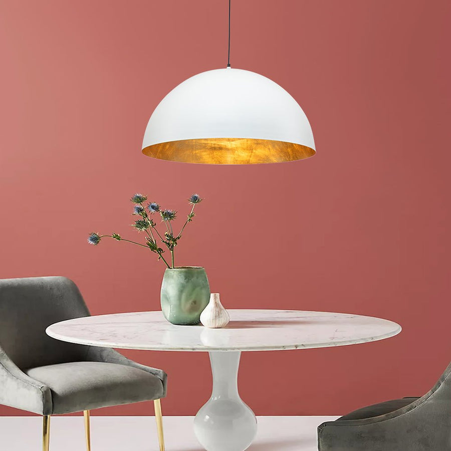 Farmhous Industrial Oversized Large Dome Pendant Light for Kitchen ...