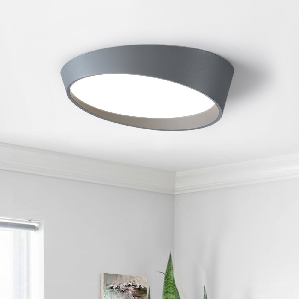 Slant Shape LED Flush Mount Truncated Cone Ceiling Light | Ceiling ...