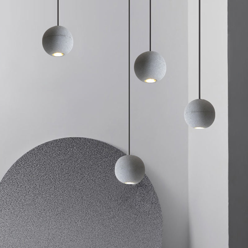 Star Moon Pendant Light in Coment Ball Shape – Thehouselights