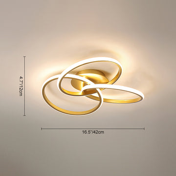 LED Twist Ceiling Light with Knot Design – Thehouselights
