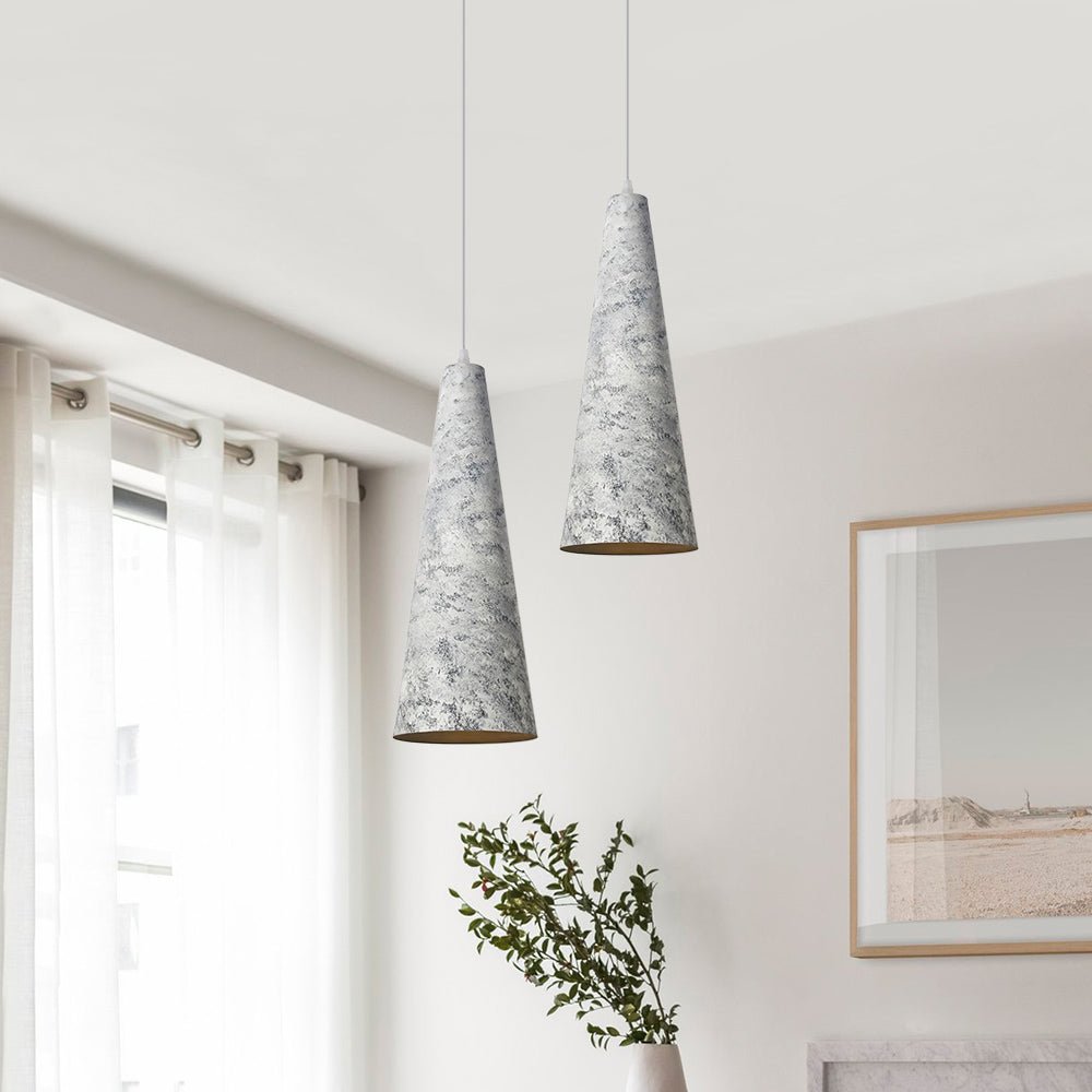 Conical Steel Pendant Lighting | thehouselights, Japanese Wabi-Sabi ...