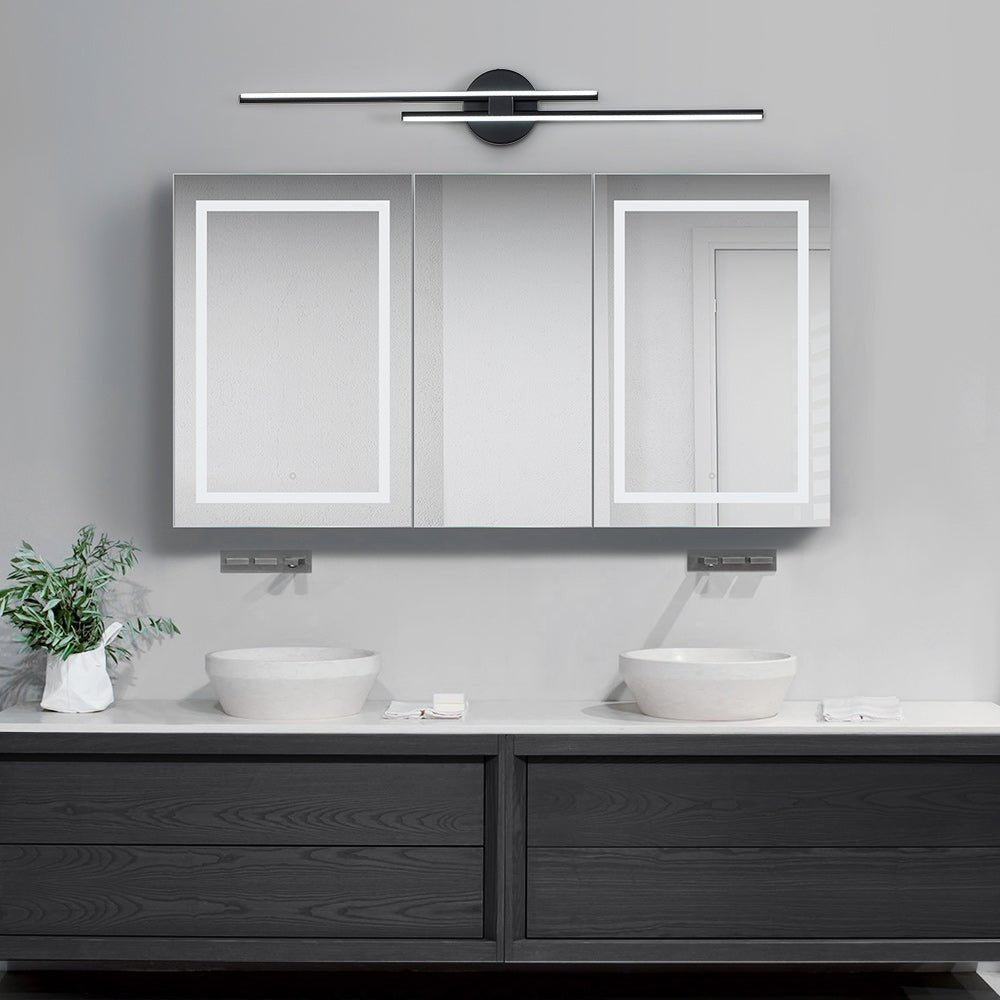 Linear LED Wall Sconce Bathroom Vanity Light | Thehouselights, Bathroom ...