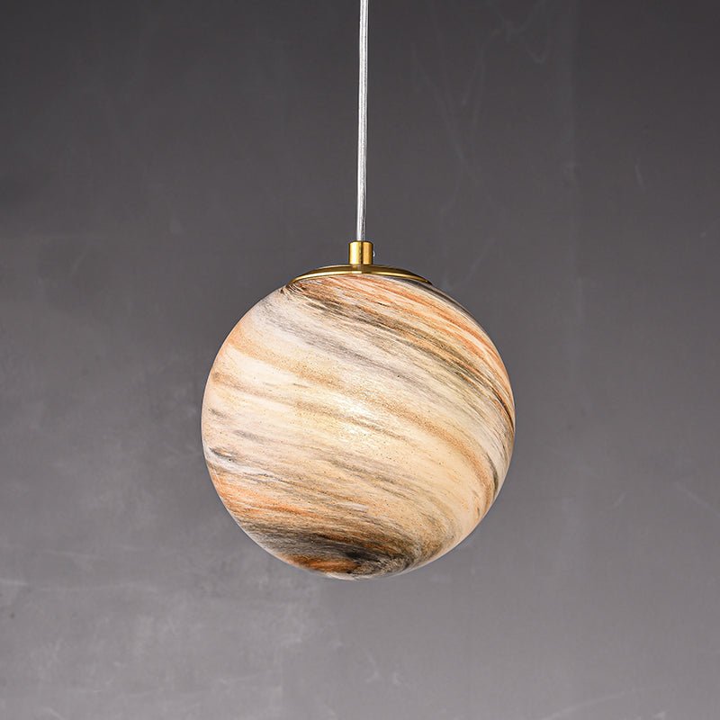 Earthy Color Glass Globe Ball Pendant Light – Thehouselights