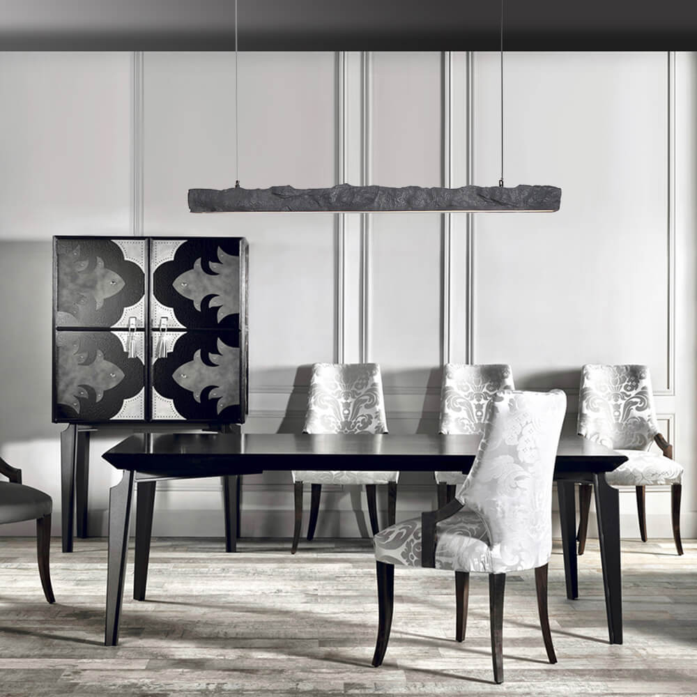 LED Strip Linear Statement Pendant Light | thehouselights, LED pendant ...