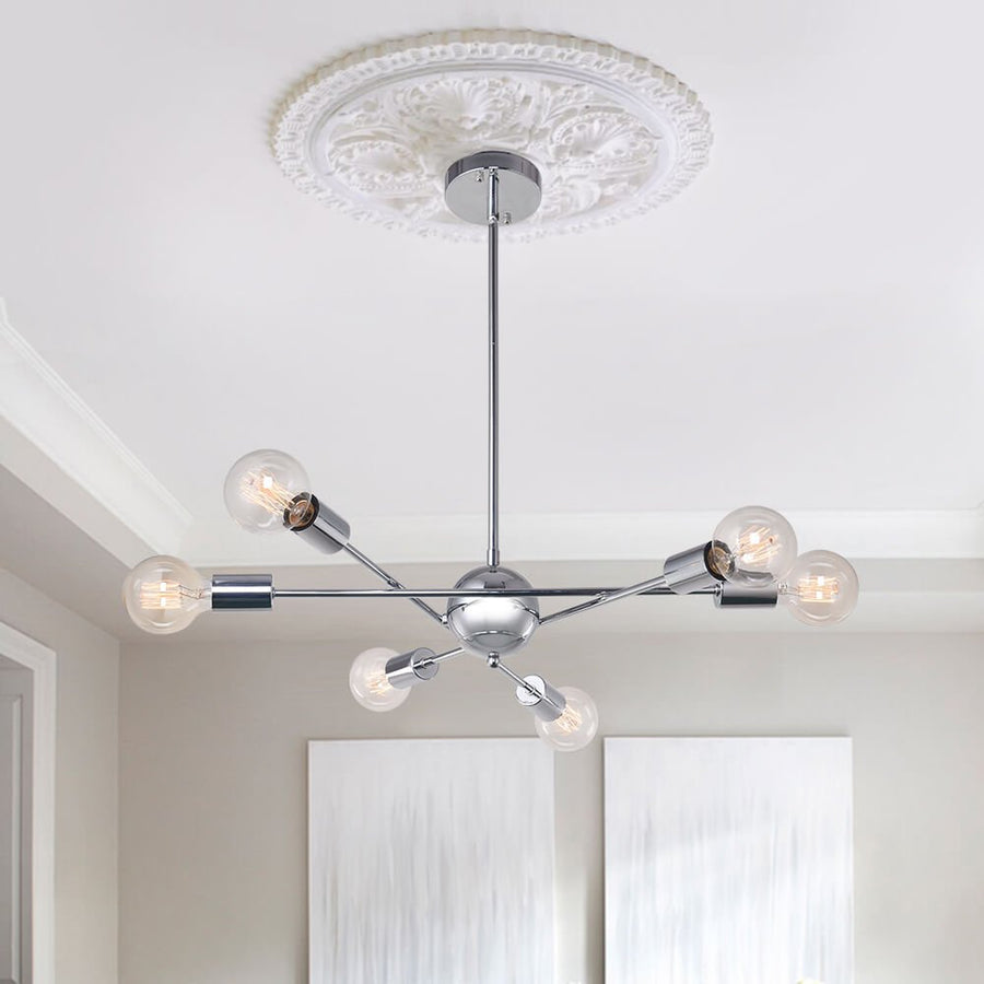 Mid-Century Modern Linear Sputnik Chandelier | Thehouselights, Linear ...