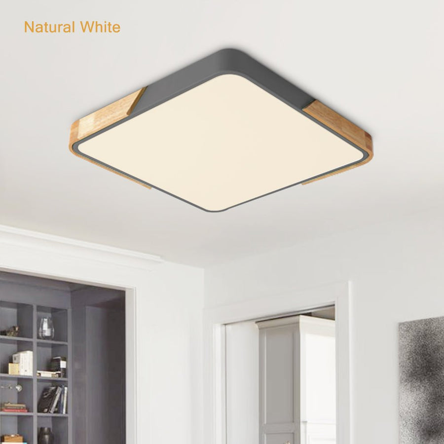 Modern LED Flush Mount Ceiling Light | Living Room Kitchen Ceiling ...