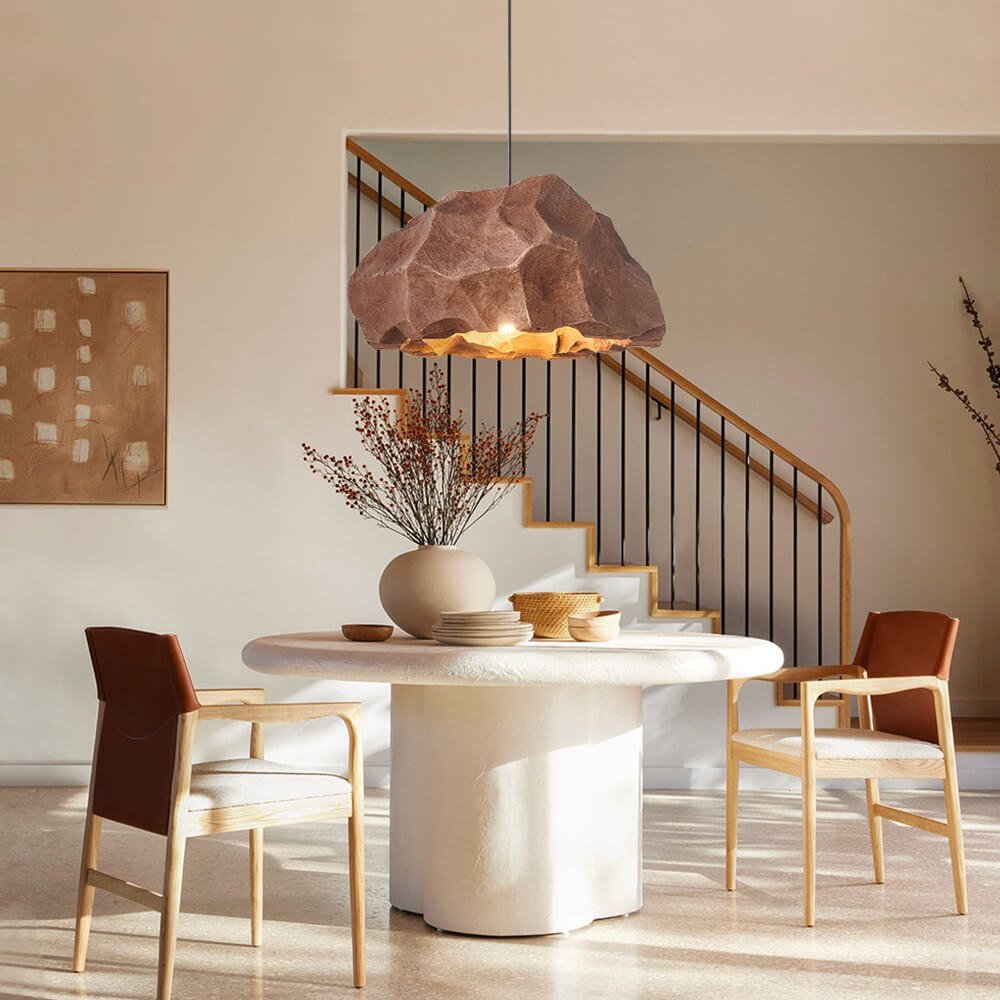 Nordic Stone Rock Design Esszimmer-Pendelleuchte | Japanische ...