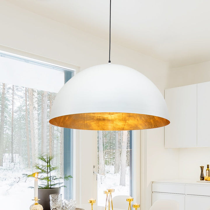 Farmhous Industrial Oversized Large Dome Pendant Light for Kitchen ...