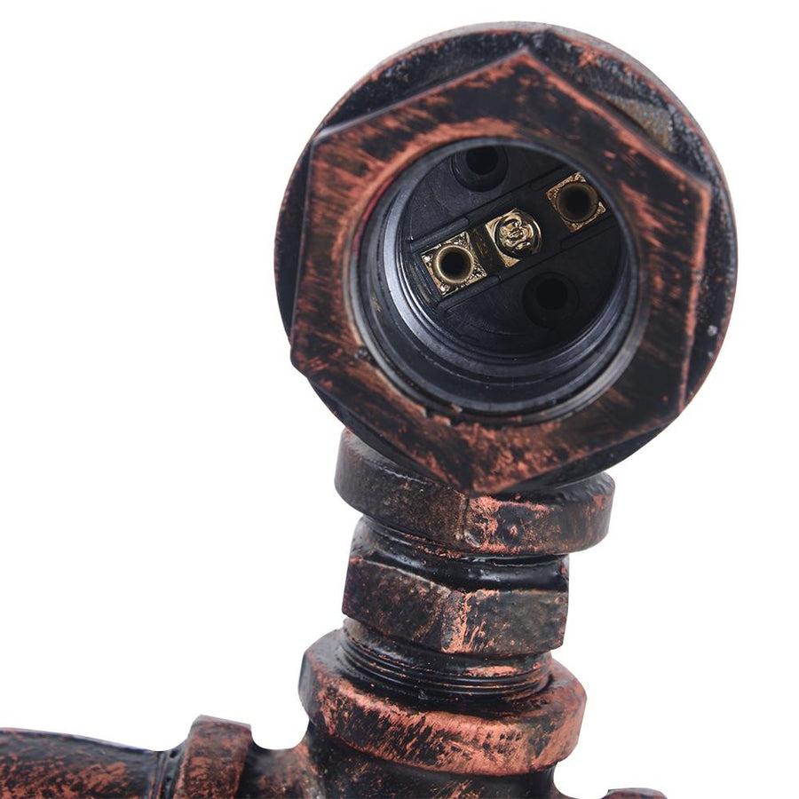 Rusty Red Table Lamp | table lamp, rusty red table lamp, industrial ...