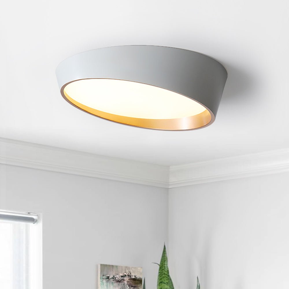 Slant Shape LED Flush Mount Truncated Cone Ceiling Light | Ceiling ...